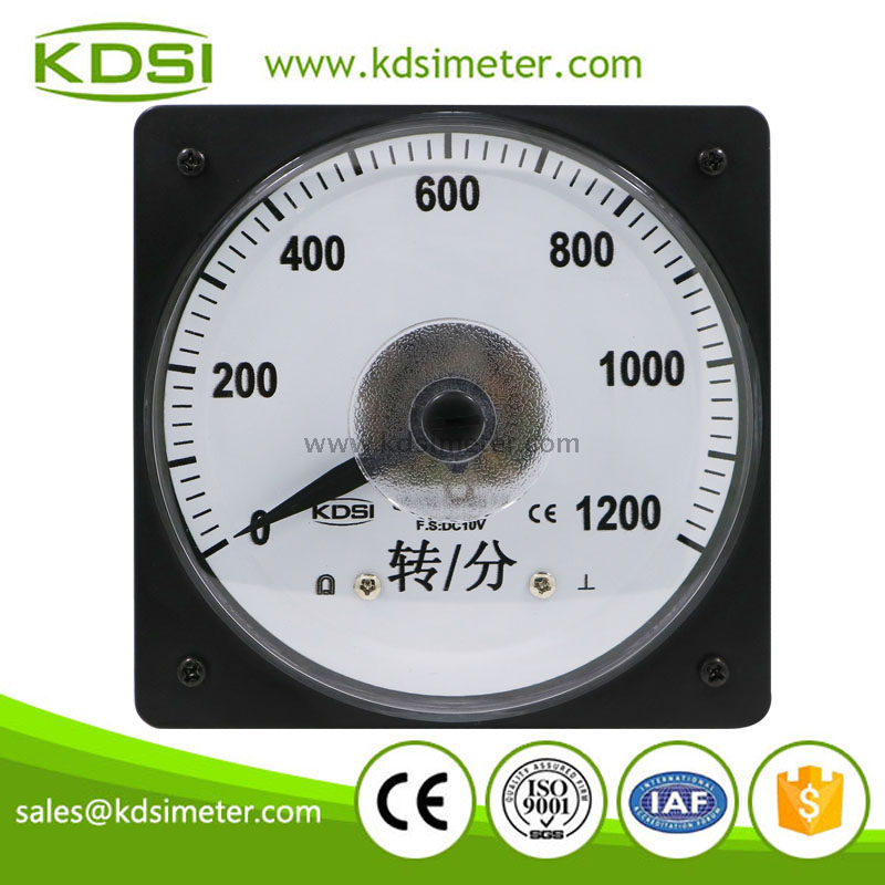 KDSI wide angle LS-110 DC10V 1200 analog panel rpm speed meter - Buy speed meter, rpm speed ...
