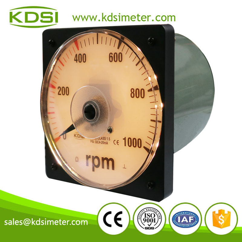 Original manufacturer high Quality LS-110 DC4-20mA 1000rpm backlighting analog rpm panel meter ...