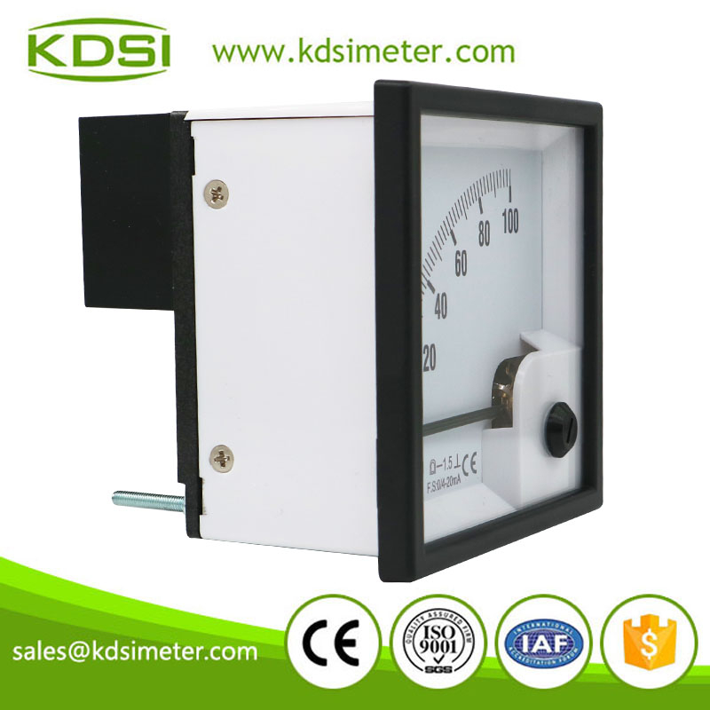 CE certificate BE-72 DC4-20mA 100A analog panel dc voltmeter ammeter - Buy meter, ammeter ...