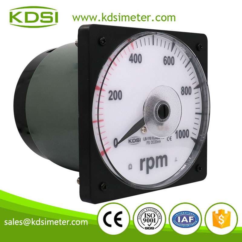 Easy operation LS-110 DC20mA 1000rpm backlighting analog panel amp rpm panel meter - Buy meter ...