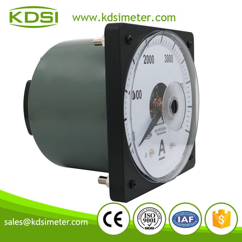 Easy operation LS-110 DC4-20mA 5000A wide angle panel analog dc ampere meter - Buy meter, ampere ...