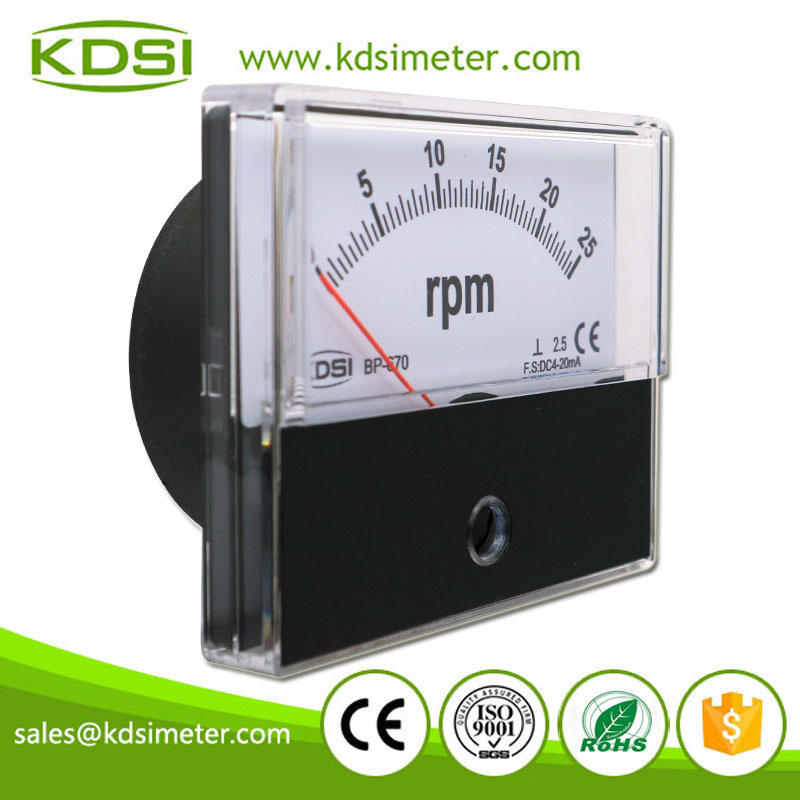 Easy Operation BP-670 DC4-20mA 25rpm DC Analog Amp RPM Panel Meter - Buy Meter, Panel Meter, RPM ...
