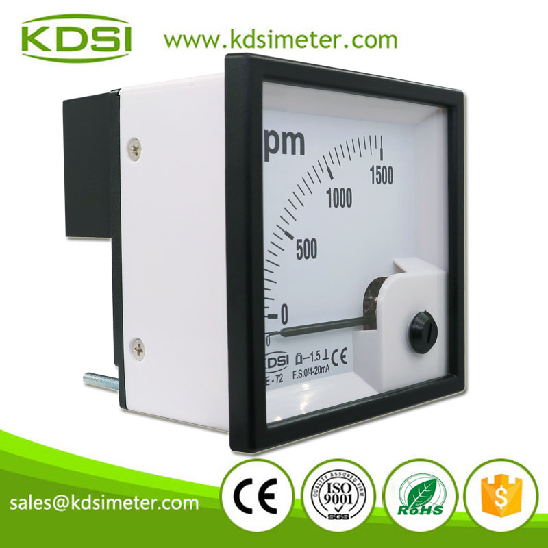 CE Passed BE-72 DC4-20mA 1500rpm Analog Amp RPM Panel Meter - Buy meter, Panel meter, rpm panel ...