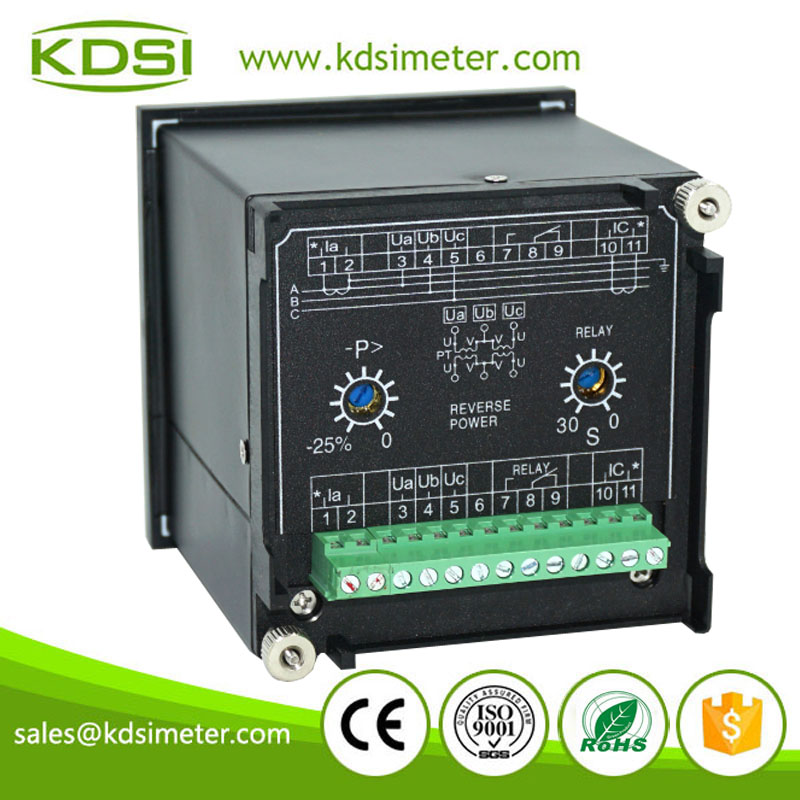 Multi-Purpose F96-WNJB -15-150kW 230V 400/5A Analog Panel Watt meter with reverse power relay ...