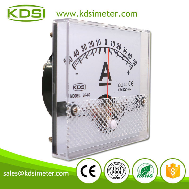 Easy Installation BP-80 DC+-75mV+-50A Analog DC Amp Panel Meter - Buy meter, Panel meter, amp ...