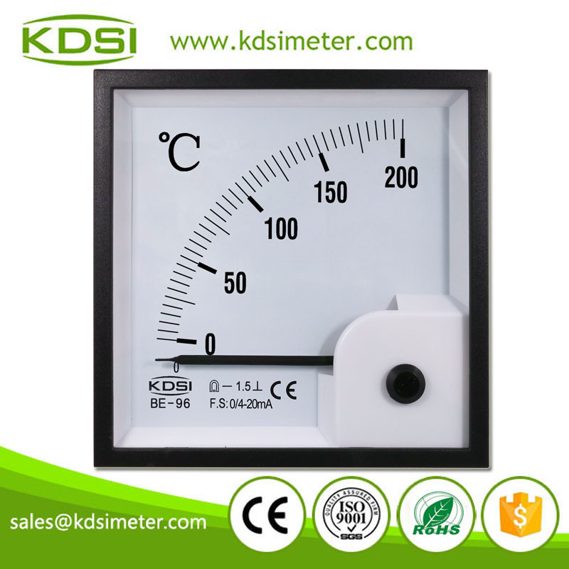 Multi-Purpose BE-96 DC4-20mA 200C Analog DC Amp Panel Temperature Meter - Buy meter, Temperature ...