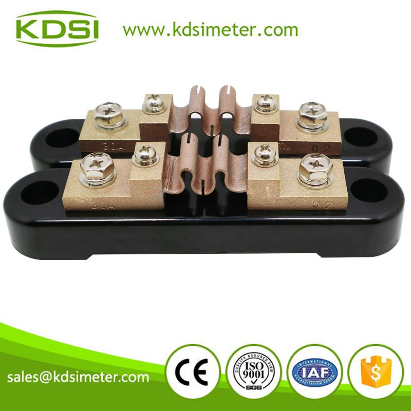 Electric current Shunt dc current BE-50mV 30A current resistor Class 0. ...