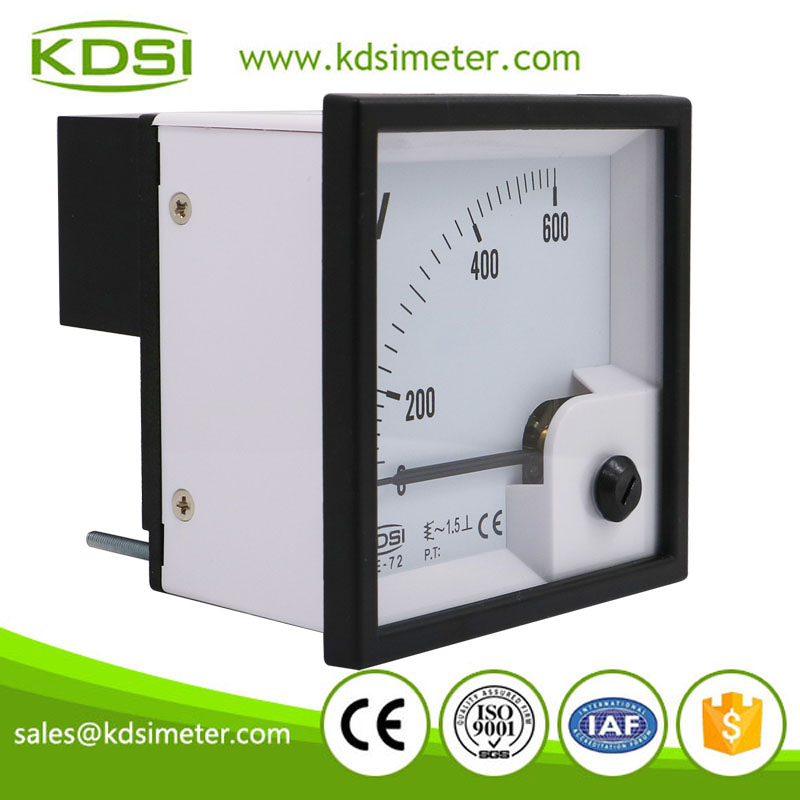 Safe to operate BE-72 AC600V direct analog panel ac 600v voltmeter ...