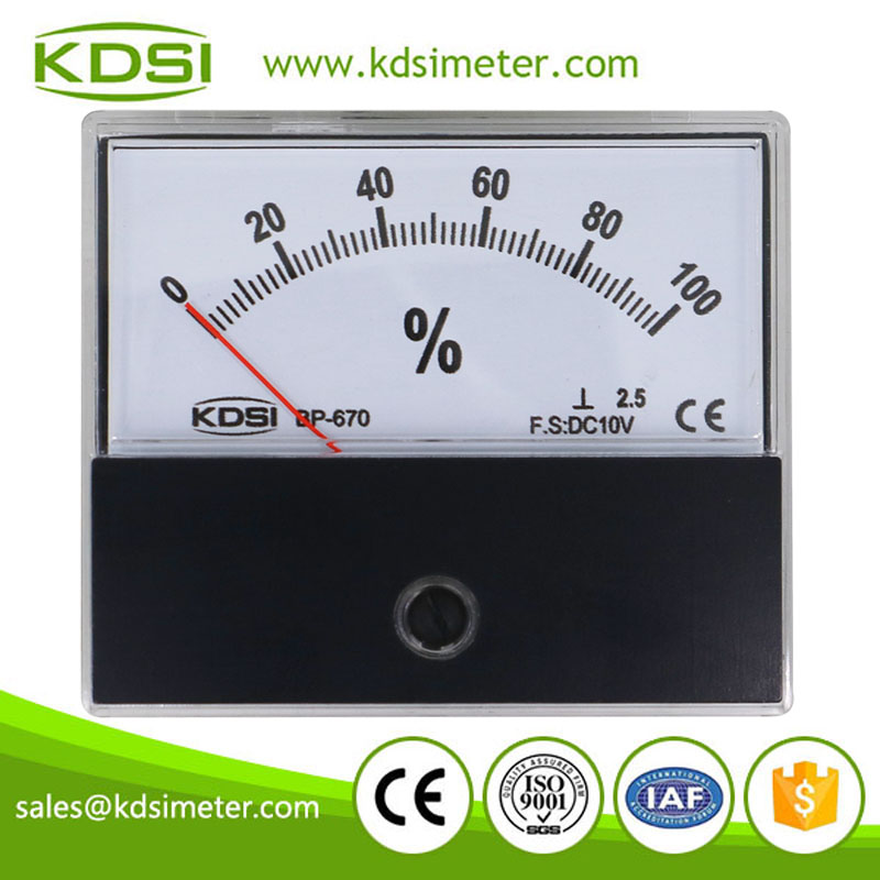Easy operation BP-670 DC10V 100% analog panel voltage load meter - Buy ...