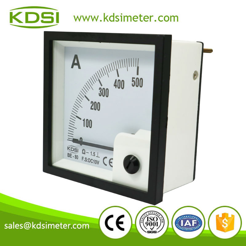 High quality professional BE-80 DC10V 500A panel analog dc current ...