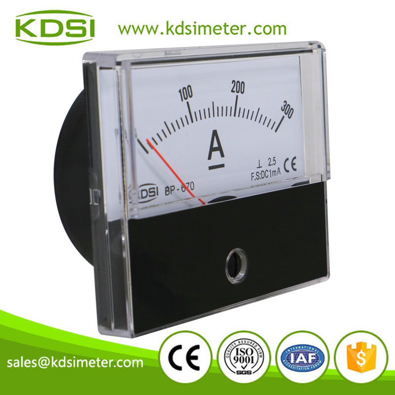 BP-670 DC Ammeter DC1mA 300A high precision dc amp panel meter,Battery ...
