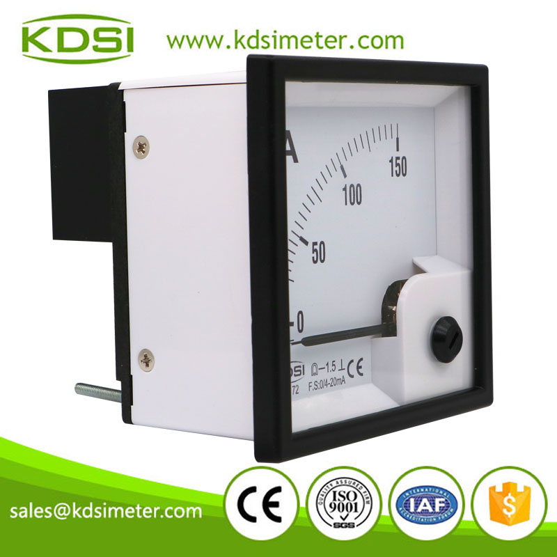 Industrial universal BE-72 DC4-20mA 150A analog dc panel amp current ...