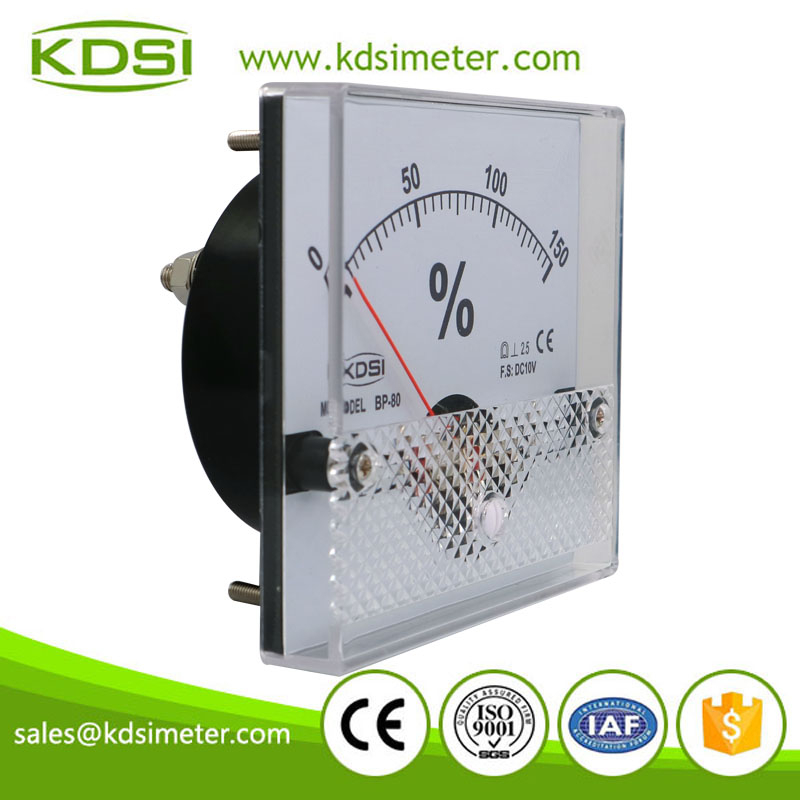 Industrial universal BP-80 DC10V 150% analog dc panel motor load meter ...