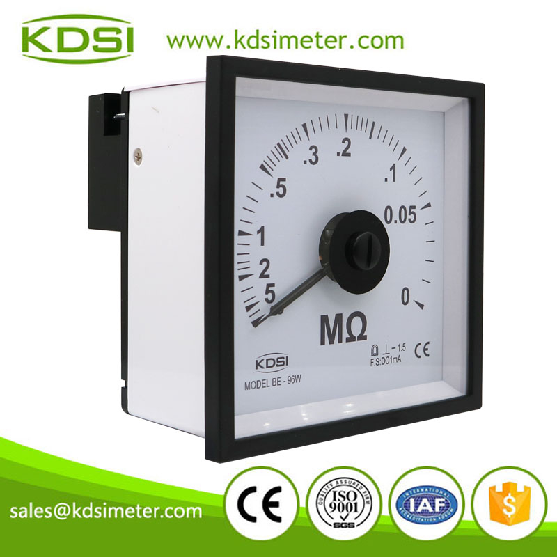New model BE-96W DC1mA analog dc insulation panel meter - Buy meter ...