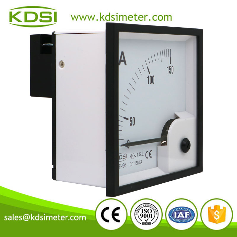 Portable precise BE-96 AC150/5A no overload ac analog amp panel meter ...