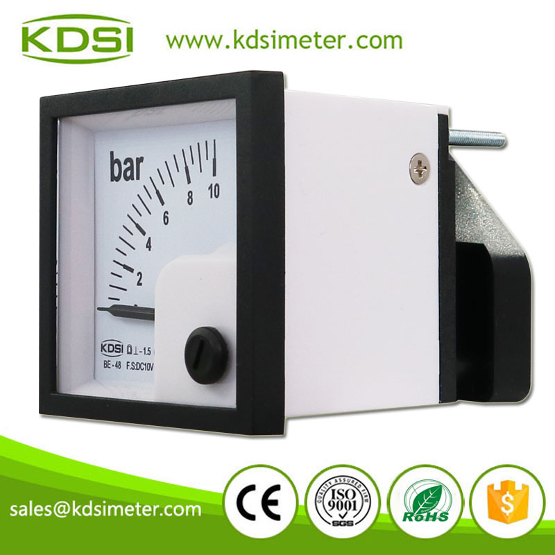 CE Certificate BE-48 DC10V 10bar Analog DC Panel Current Pressure Meter ...