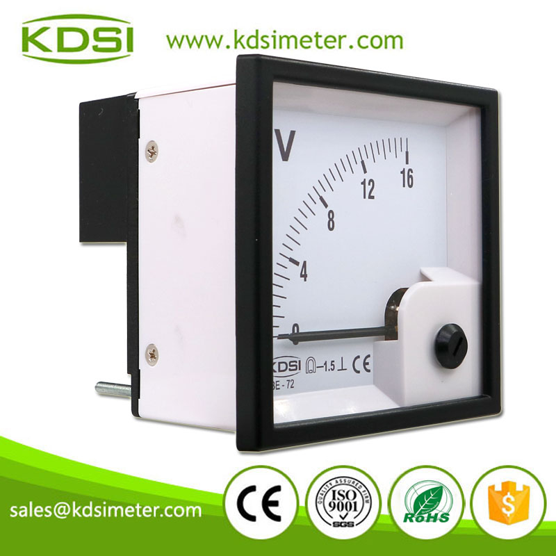 CE Certificate BE-72 DC16V Analog DC Panel Mount Voltmeter - Buy meter ...