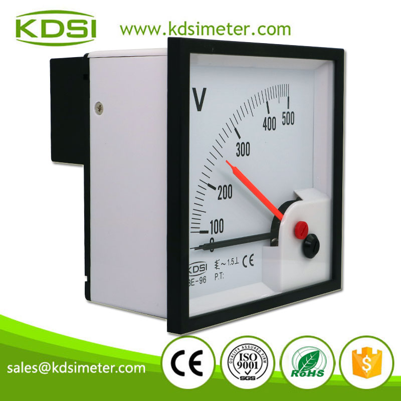 Square Type BE-96 AC500V Double Pointers Analog AC Panel Mount ...
