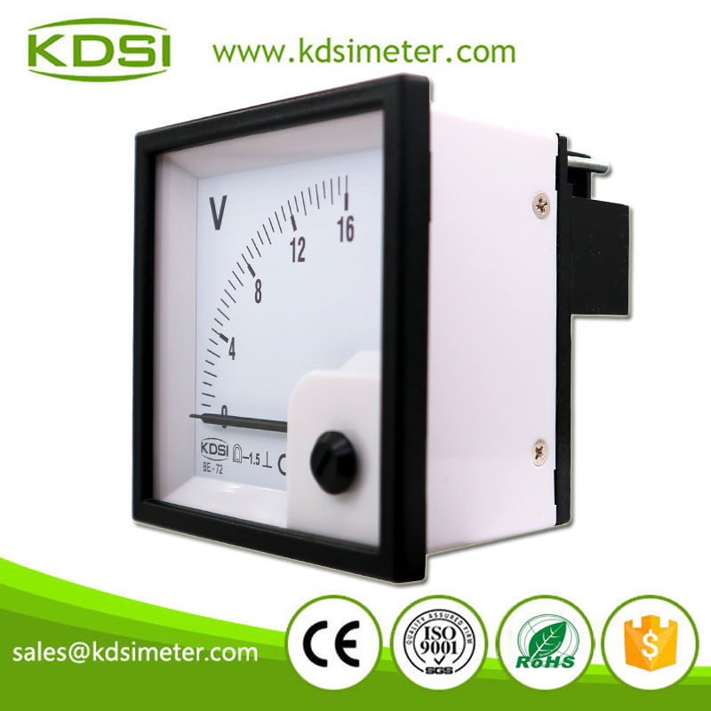 CE Certificate BE-72 DC16V Analog DC Panel Mount Voltmeter - Buy meter ...