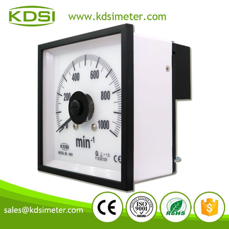 High quality BE-96W DC12V 1000min-1 Backlighting Wide Angle Analog Volt ...