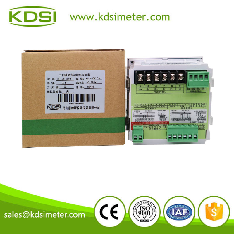 Multi-purpose BE-96 3D-Y three phase digital Multimeters multi-rate ...