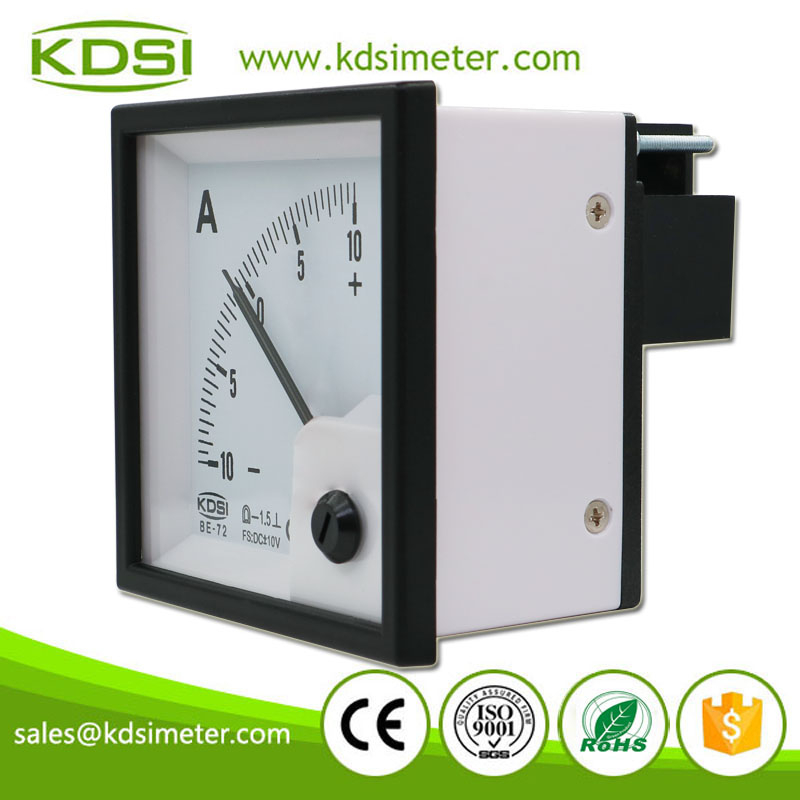 Portable Precise BE-72 DC+-10V +-10A Analog DC Panel Amp Current Meter ...