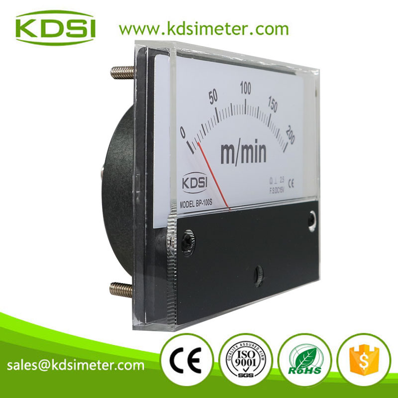 Safe To Operate BP-100S DC15V 200m/min DC Analog Panel RPM Meter For ...