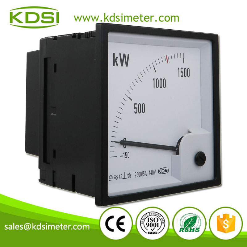 Square Type WF96-X 3P4W -150-1500kW 2500/5A 440V Analog Panel Power ...