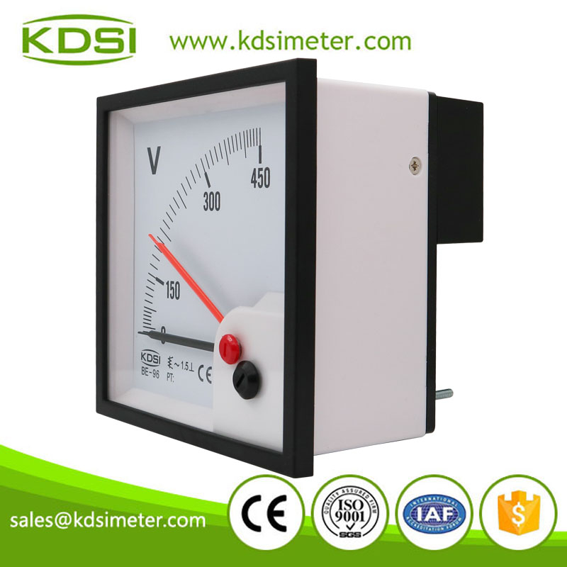 Safe to operate BE-96 AC450V with red pointer analog ac panel mount ...