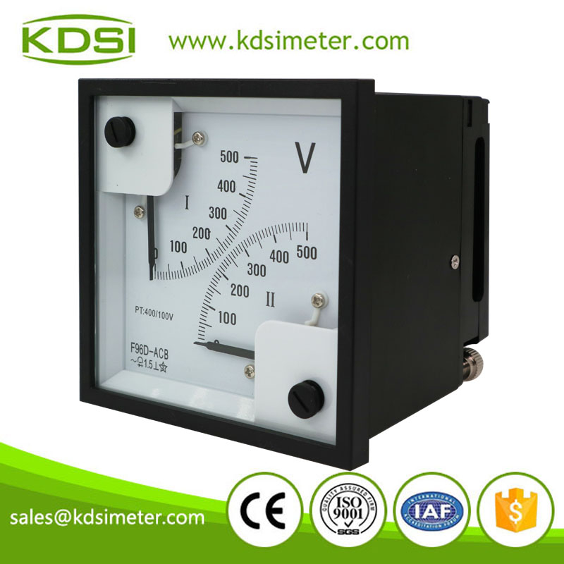 Factory direct sales F96D-ACB AC500V 400/100V rectifier analog panel ...