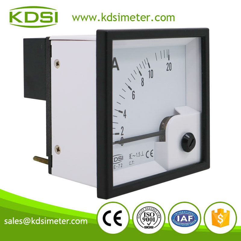 Square Type BE-72 AC10A Direct Analog AC Panel Ampere Indicator - Buy ...