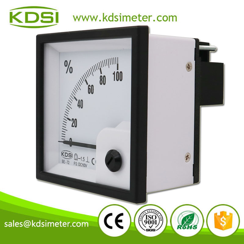 Easy Installation BE-72 DC10V 100% Analog DC Panel Volt Load Meter ...