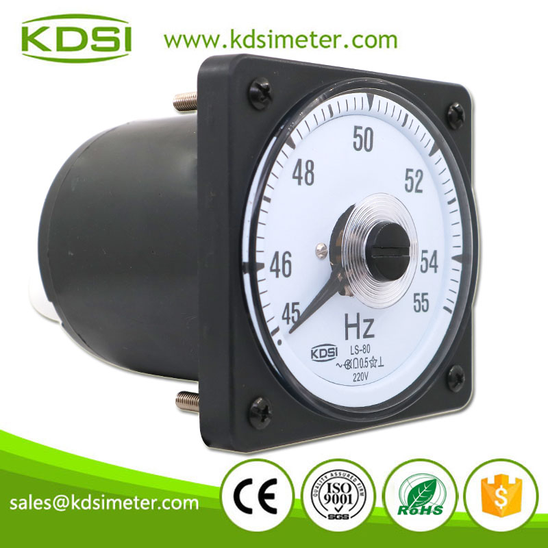 Easy Installation LS-80 45-55Hz 220V Wide Angle Analog Panel Volt Hz ...