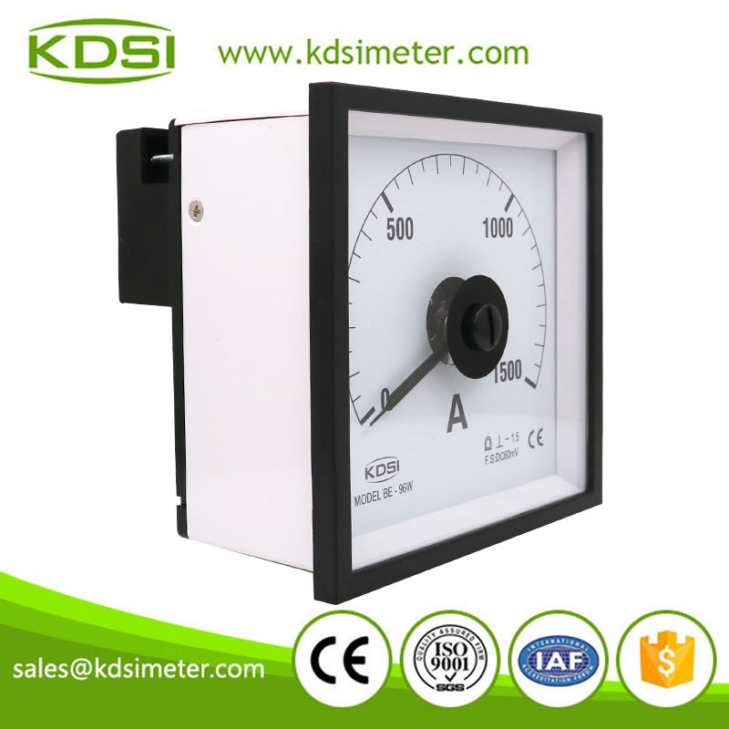 Durable in use BE-96W DC60mV 1500A wide angle analog panel panel mount ...