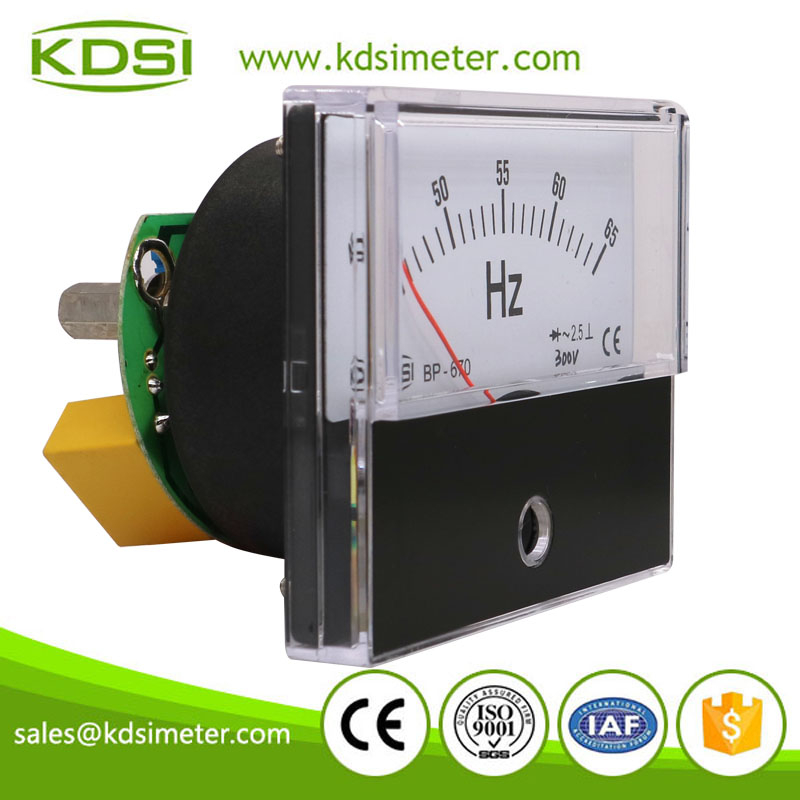 Easy operation BP-670 45-65HZ 300V analog HZ electrical frequency meter ...
