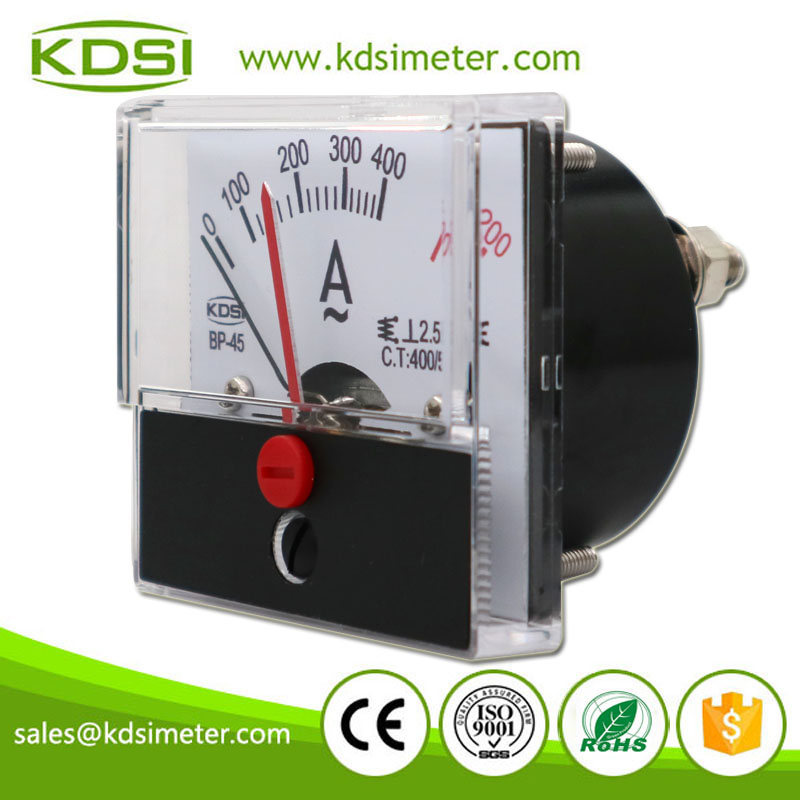 Small & High Sensitivity BP-45 AC400/5A 3times Overload Double Pointer ...