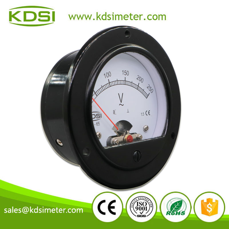 Portable Precise BO-65 AC250V Analog Round Panel AC Volt Meter - Buy ...