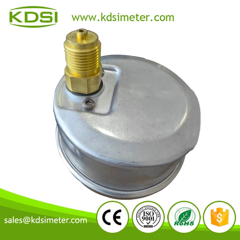 High-precision Stainless Steel Manometer 400bar 100mm Lower Back Mount ...